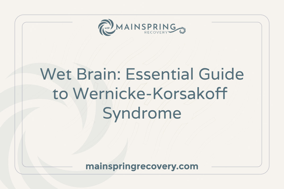 Wet Brain: Essential Guide to Wernicke-Korsakoff Syndrome - Main Spring ...